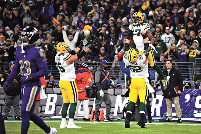 Packers clinch division after Ravens’ 2-point try fails | News, Sports ...